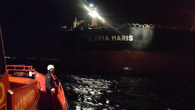 Container Ship and Oil Tanker Collide in Strait of Gibraltar ...