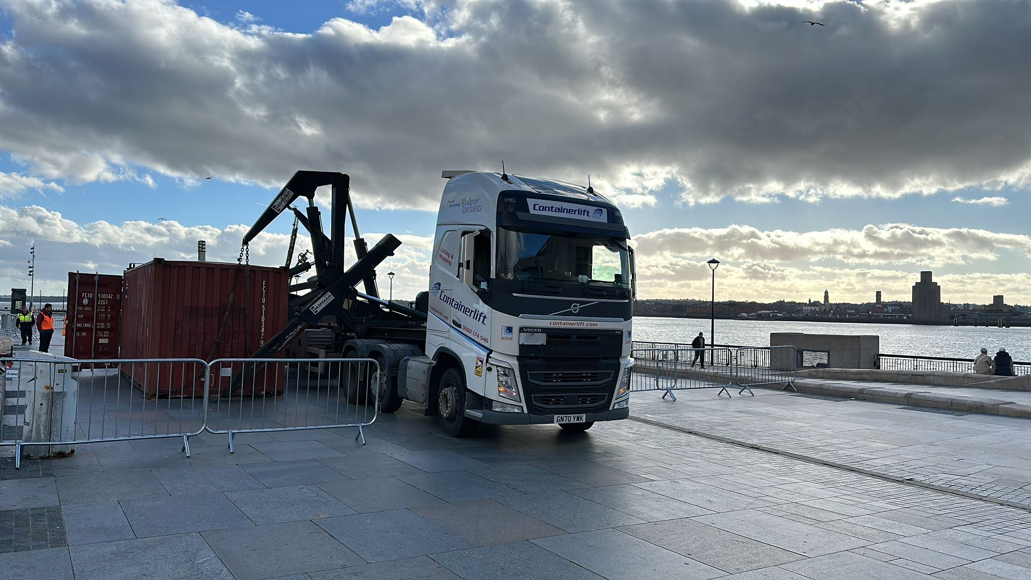 Driving a Sidelifter Container Lorry Around the World